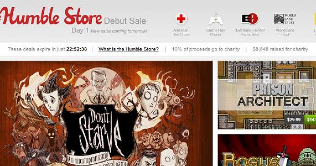 The Humble Store Launches | GameGrin