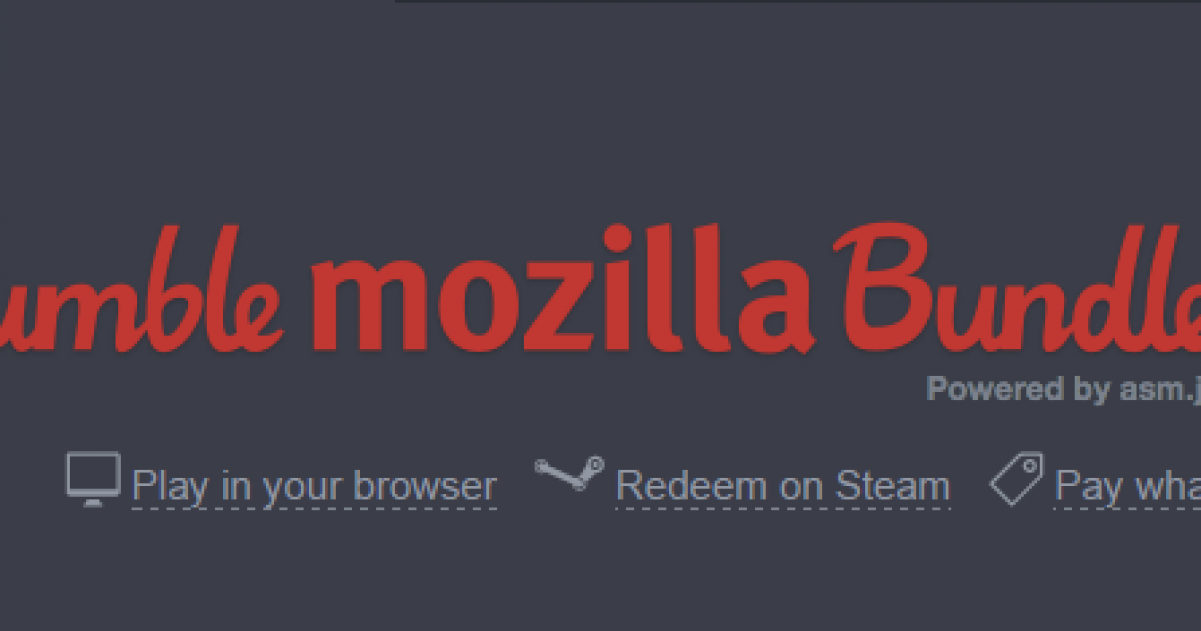 Humble Mozilla Bundle | GameGrin