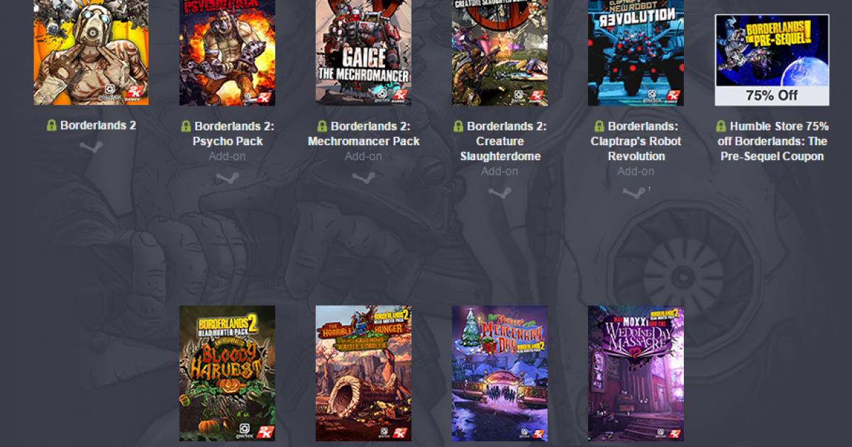 More Added to Humble Borderlands Bundle | GameGrin