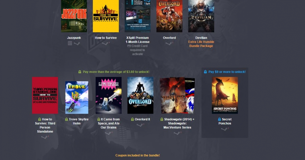 Humble Weekly Bundle: Extra Life | GameGrin