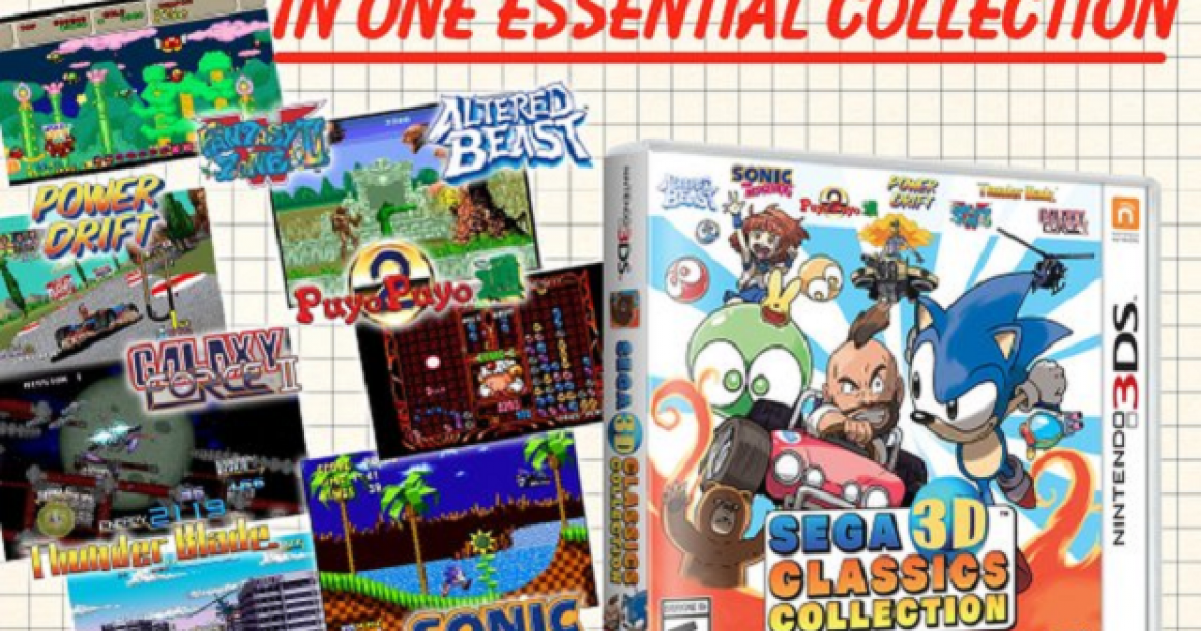 Sega 3D Classics Collection Announced for 3DS | GameGrin