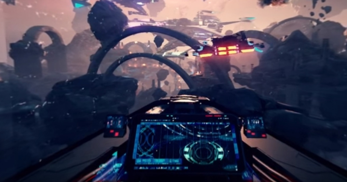 Check Out The First Trailer of Full 360 Degree VR Game Voidrunner | GameGrin