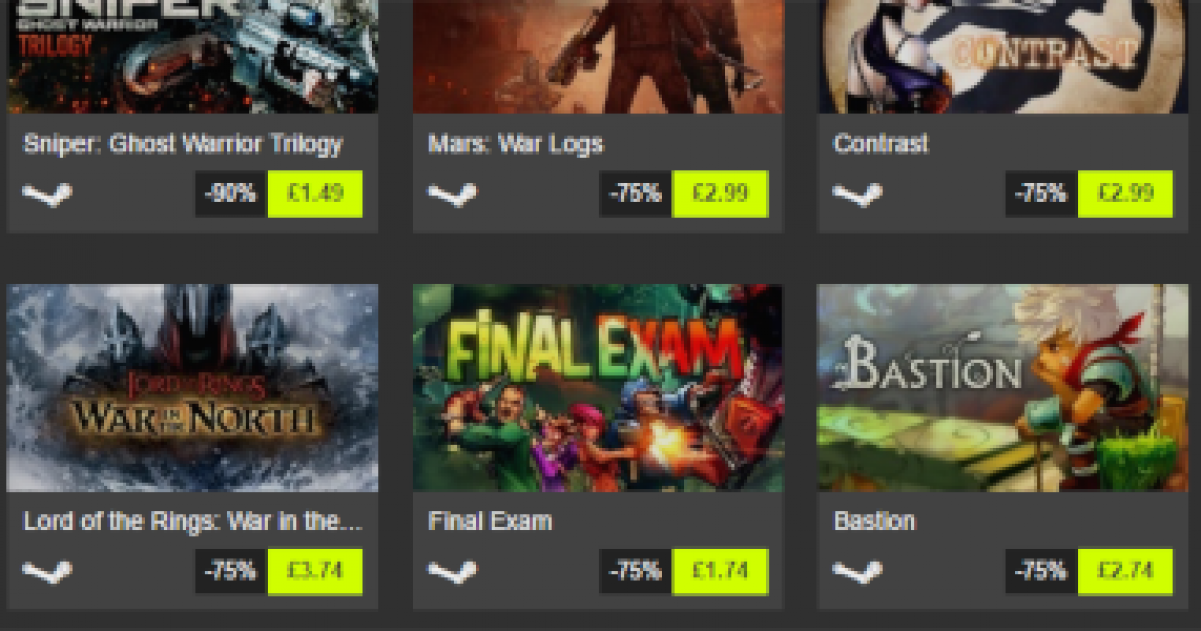 Bundle Stars Fiver Sale Now On | GameGrin