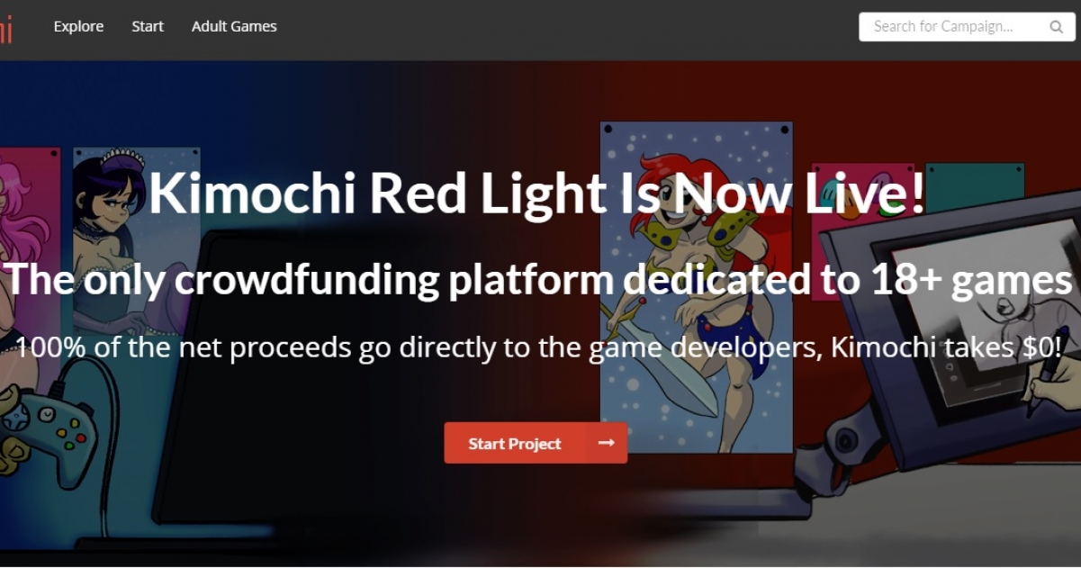 Kimochi Puts on a Red Light With First 18+ Crowdfunding Site (NSFW) | GameGrin