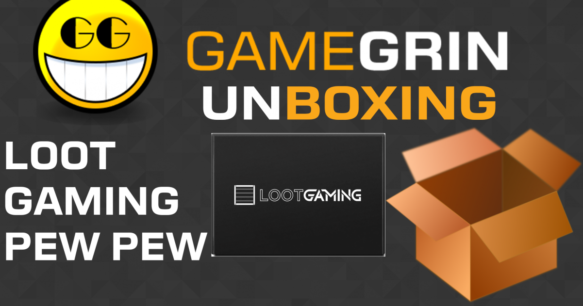 Loot Gaming Pew Pew Crate (June 2018) Unboxing | GameGrin