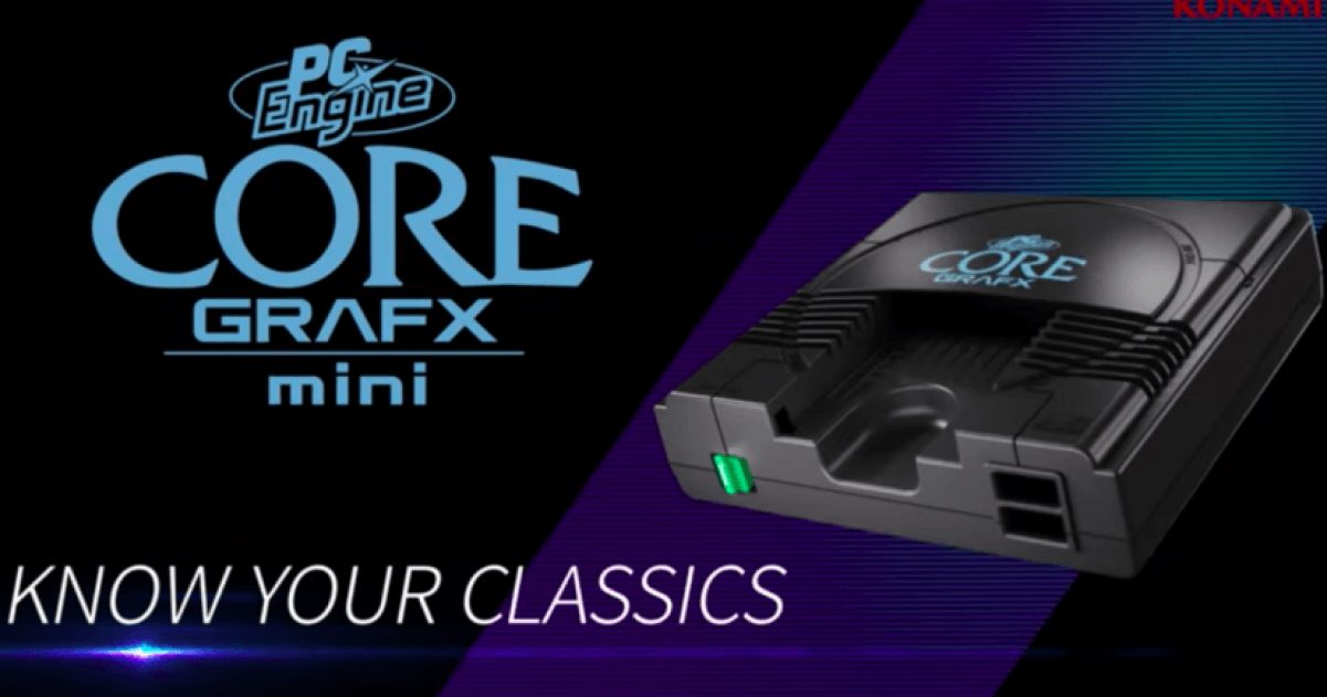 Konami Reveals PC Engine Core Grafx Mini Console | GameGrin