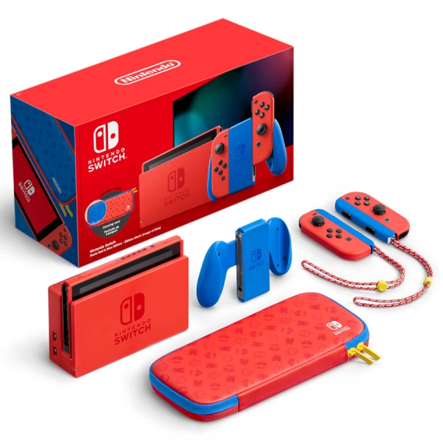 Mario Themed Nintendo Switch Available for Pre-order | GameGrin