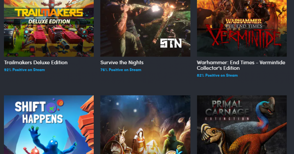 Humble Dream Teams Game Bundle | GameGrin