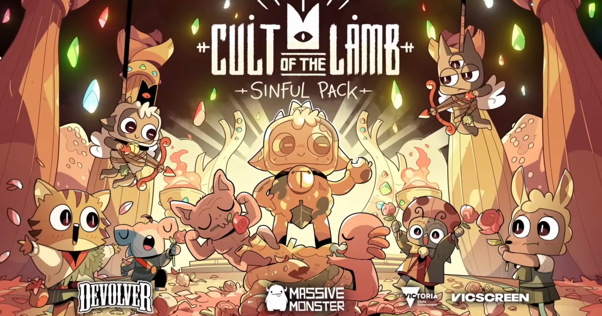 Cult of the Lamb New Sinful Pack DLC Out Now with Trailer | GameGrin