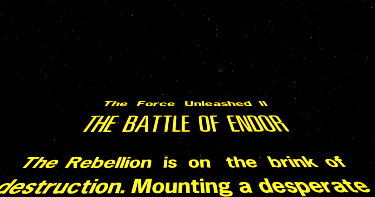 Star Wars: The Force Unleashed II DLC Diaries (Endor) | GameGrin