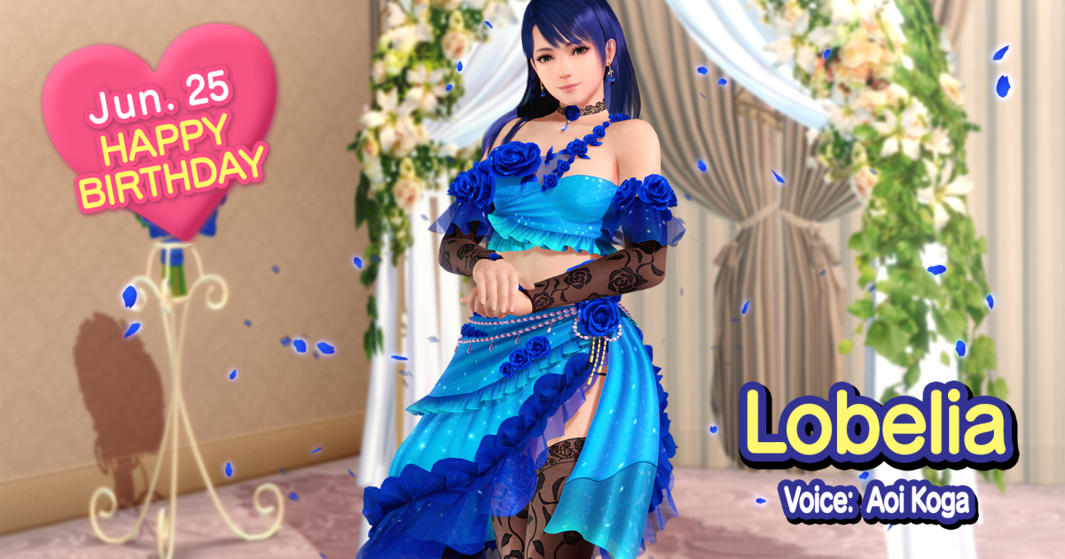 Dead or Alive Xtreme Venus Vacation Celebrates Lobelia's Birthday ...