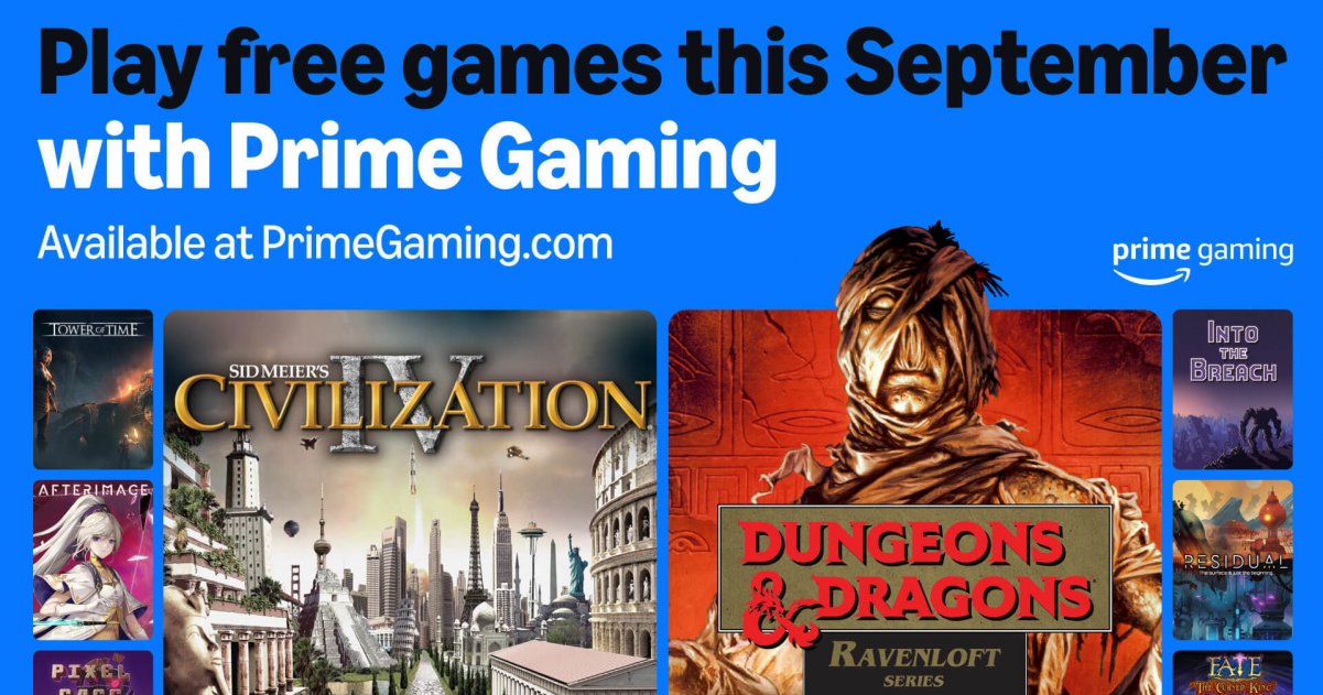 September 2025 Games With Prime | GameGrin