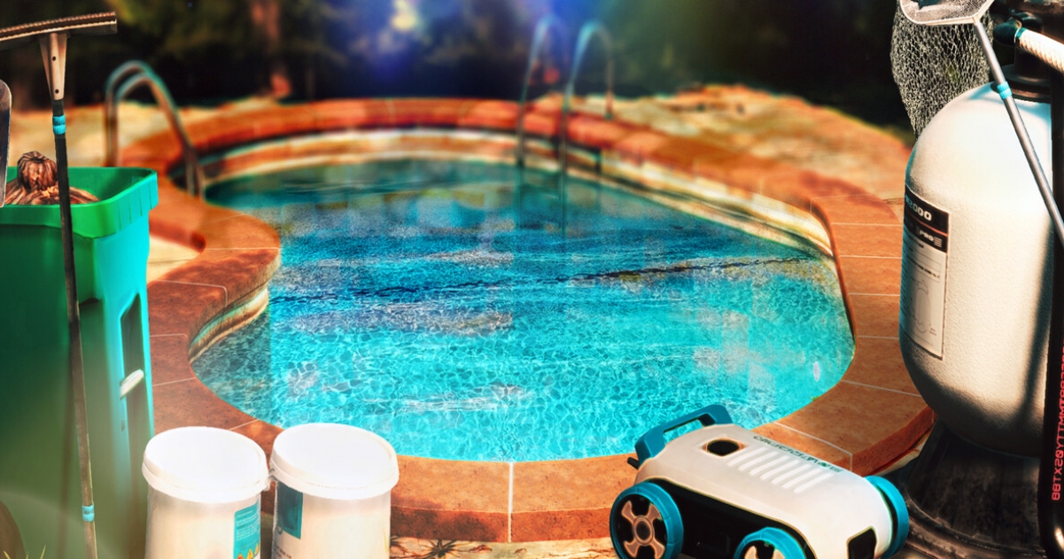 Pool Cleaning Simulator Preview | GameGrin